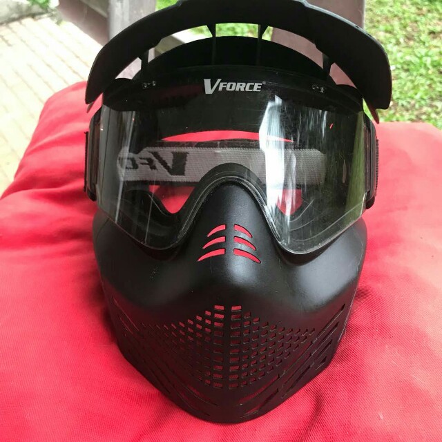 V-Force paintball mask, Sports Equipment, Sports & Games, Racket & Ball ...