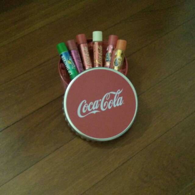 Coca cola Lip balm set x 6 flavors, Health & Nutrition, Health ...