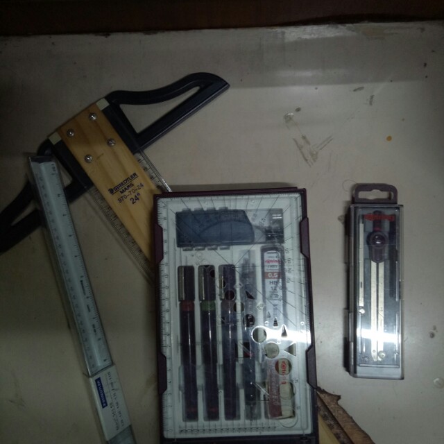 Engineering Drawing Set, Hobbies & Toys, Stationary & Craft, Craft ...