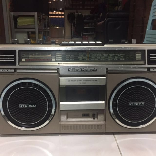National Panasonic boombox RX-5030 led meter /2-way speaker system ...