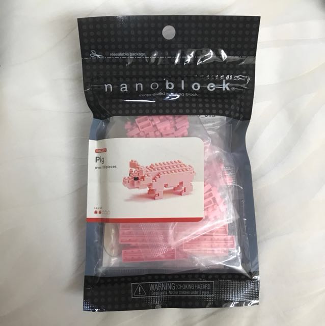 pig Nanoblock, Hobbies & Toys, Toys & Games on Carousell