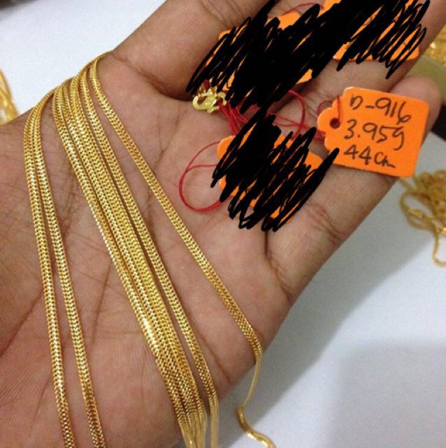 Rantai Emas 916, Luxury, Accessories on Carousell