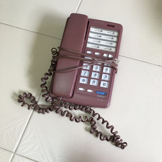 Vintage telephone, Furniture & Home Living, Furniture, Other Home ...