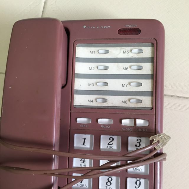 Vintage telephone, Furniture & Home Living, Furniture, Other Home ...