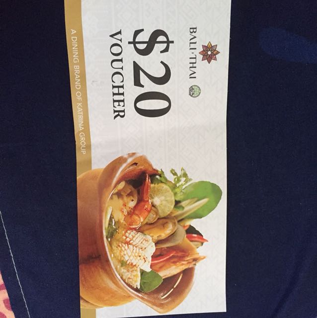 Bali thai voucher, Tickets & Vouchers, Vouchers on Carousell