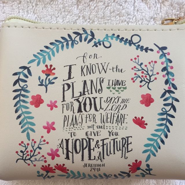 BIBLE VERSE WALLET, Women's Fashion, Bags & Wallets, Wallets & Card ...