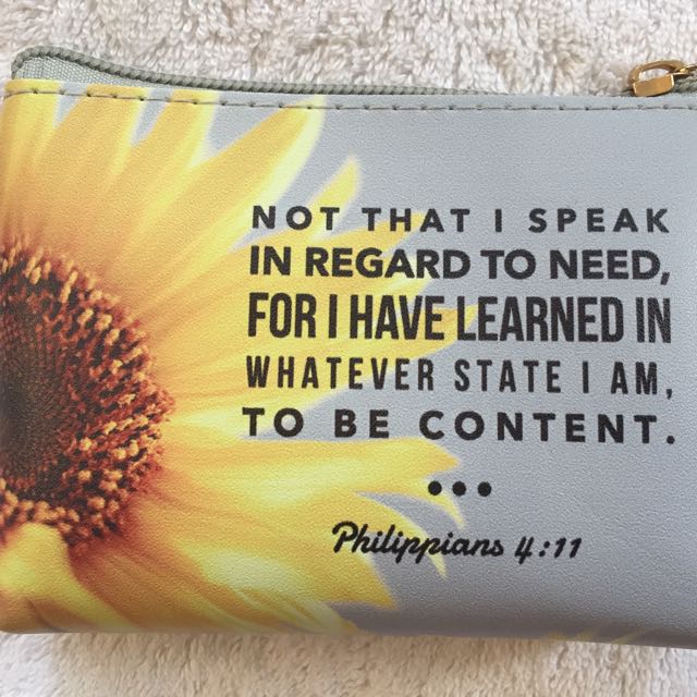 BIBLE VERSE WALLET, Women's Fashion, Bags & Wallets, Wallets & Card ...