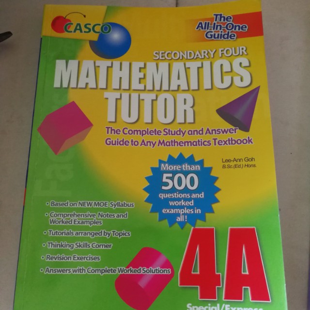 Casco Sec 4A/Express Maths Assessment book, Hobbies & Toys, Books ...