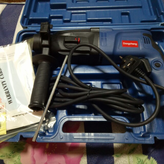 Dongcheng Hammer Drill, Furniture & Home Living, Home Improvement ...