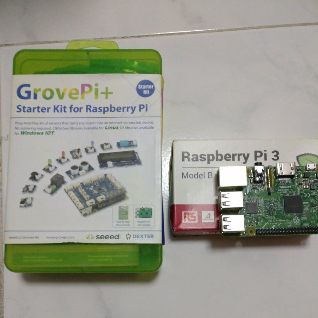 GrovePi + Starter kit and Raspberry Pi 3 model B, Mobile Phones & Gadgets, Mobile & Gadget ...