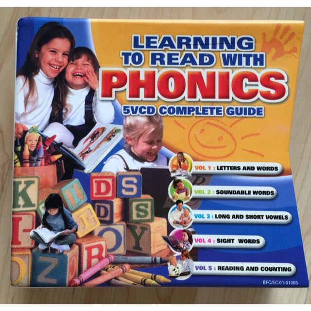 Learning to read with phonics (5VCD complete guide), Babies & Kids ...