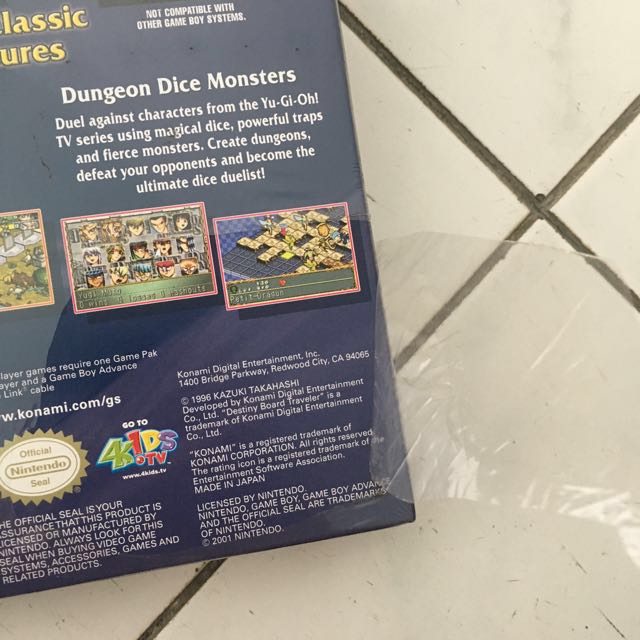 MISB Nintendo Gameboy Game Boy GBA Advance YuGiOh Yu Gi Oh Double Pack ...