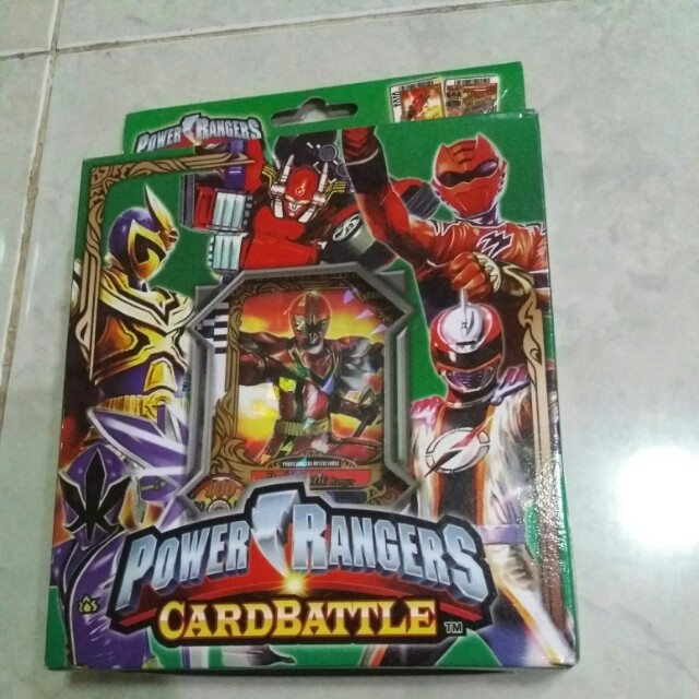 POWER RANGERS CARD BATTLE, Toys & Collectibles, Permainan Papan & Kartu ...