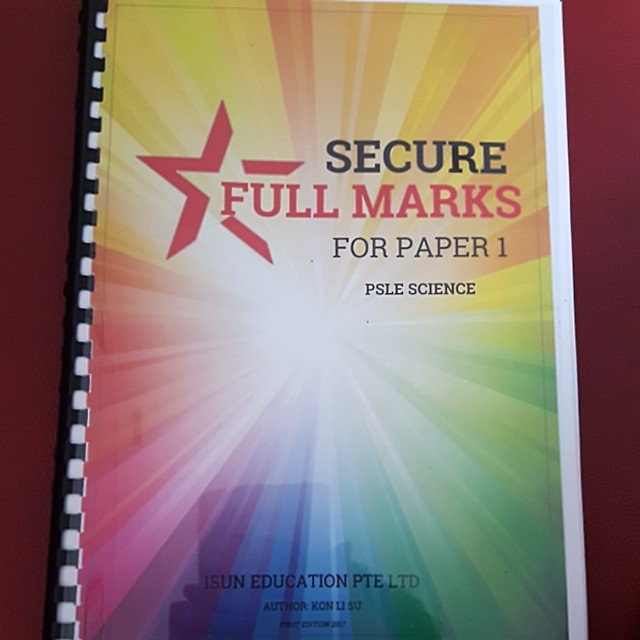 Science Secure Full Marks For Paper 1By ISUN Education, Hobbies & Toys ...