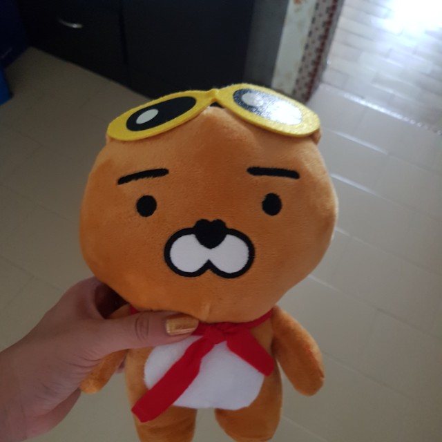 kakao talk Ryan bear, Hobbies & Toys, Toys & Games on Carousell