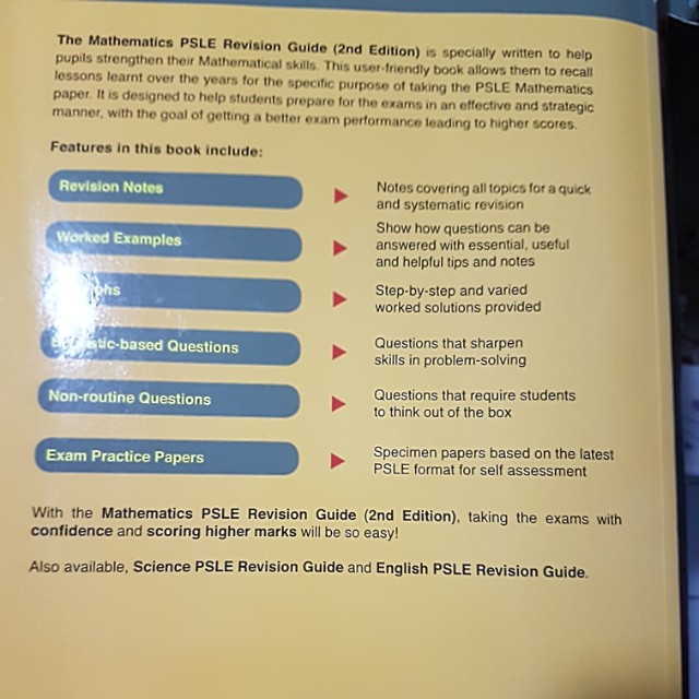 Mathematics PSLE Revision Guide, Hobbies & Toys, Books & Magazines ...