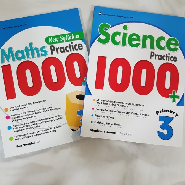 Maths Practice 1000+ & Science Practice 1000+, Hobbies & Toys, Books ...