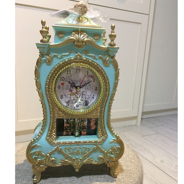 Mickey Mouse Disney Castle Clock, Furniture & Home Living, Home Decor ...