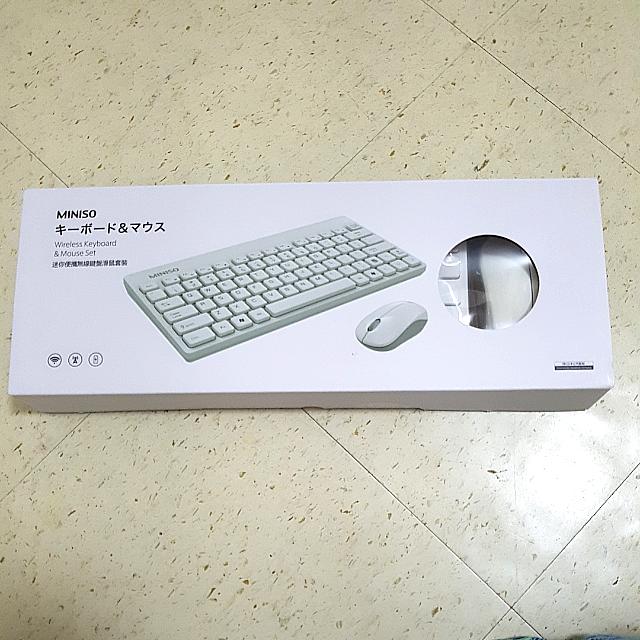 Miniso Wireless Keyboard And Mouse Set Electronics Computer Parts And Accessories On Carousell