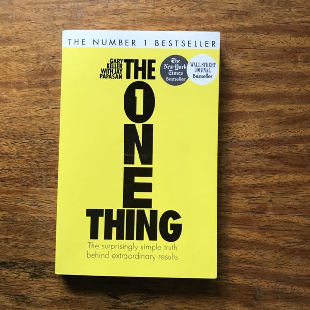 The One Thing by Gary Keller with Jay Papasan, Hobbies & Toys, Books ...