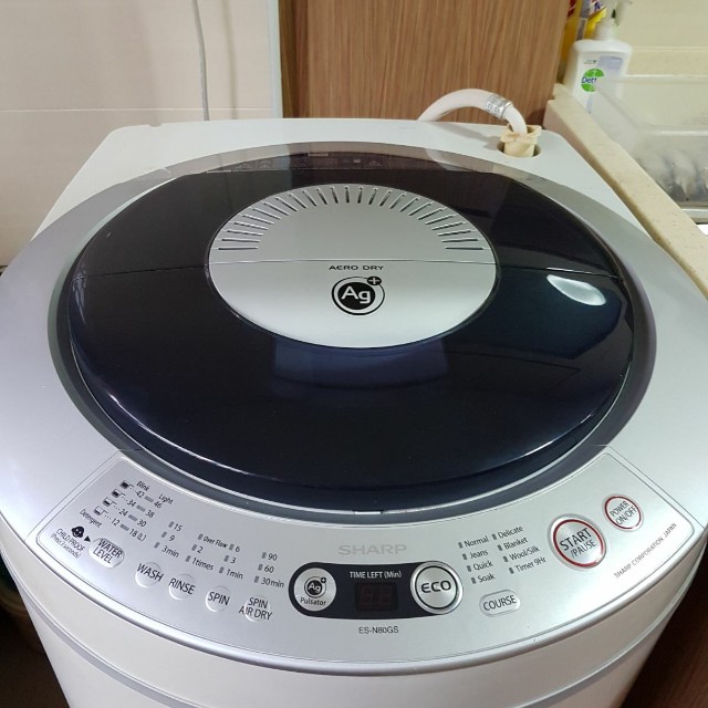Washing Machine Sharp Aero Dry, TV & Home Appliances, Washing Machines ...