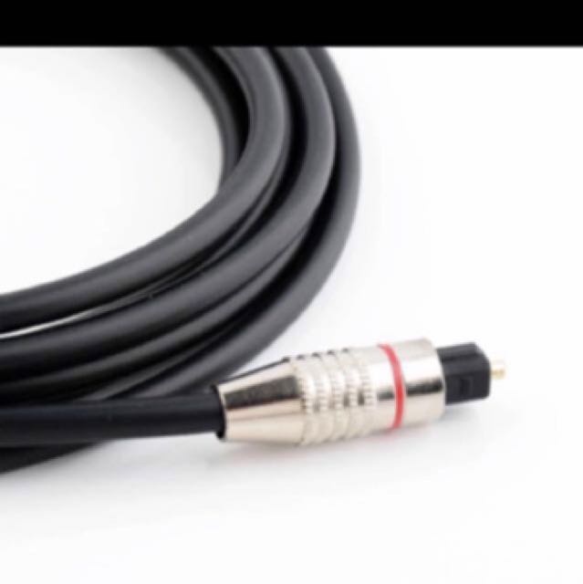1.5m Fiber Optics Digital Audio Optical Cable SPDIF Cord OD5.0 Wire, TV ...