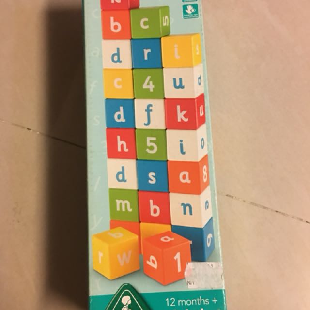 Elc alphabet blocks, Babies & Kids, Infant Playtime on Carousell