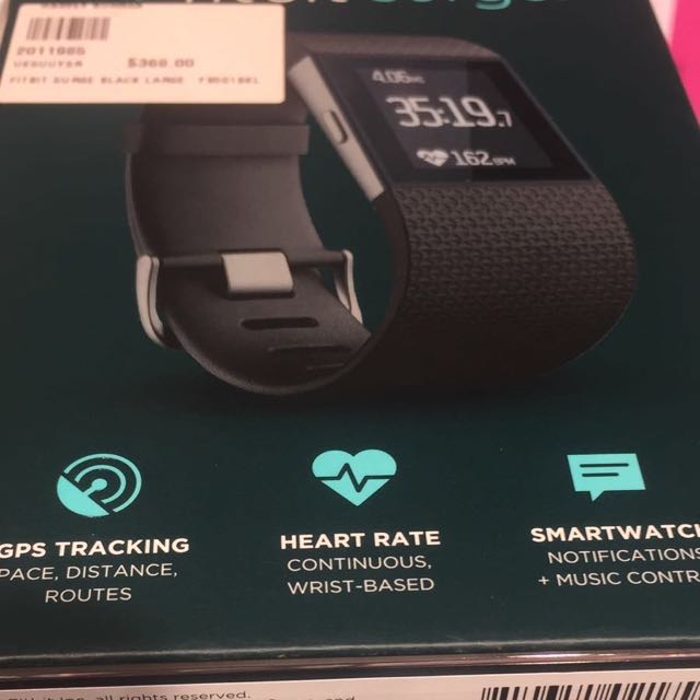 Fitbit Surge (Large), Mobile Phones & Gadgets, Wearables & Smart ...