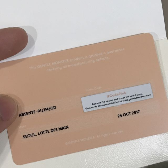 Gentle Monster Absente Shades, Luxury, Accessories on Carousell