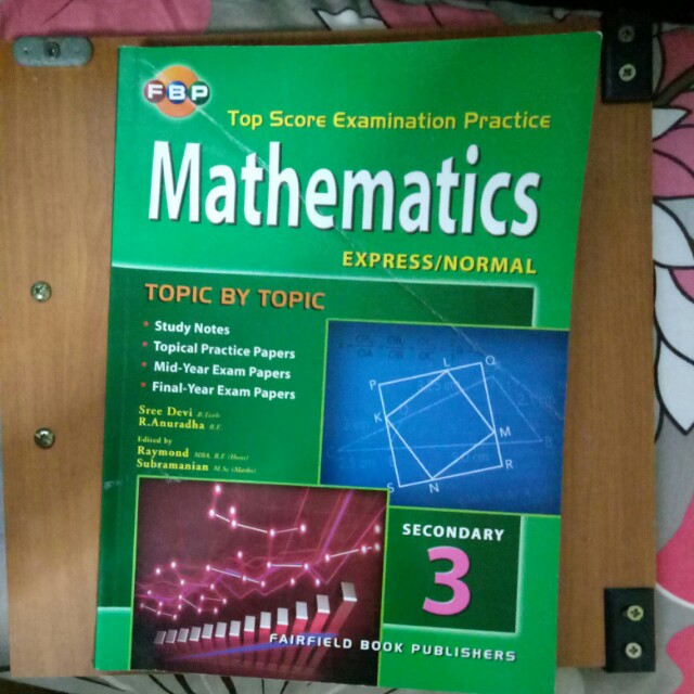 Mathematics (Top Score Examination Practice) Sec 3, Hobbies & Toys ...