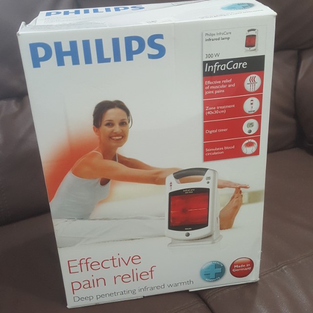 Philips InfraCare infrared lamp HP3631 300W Zone treatment area Digital ...