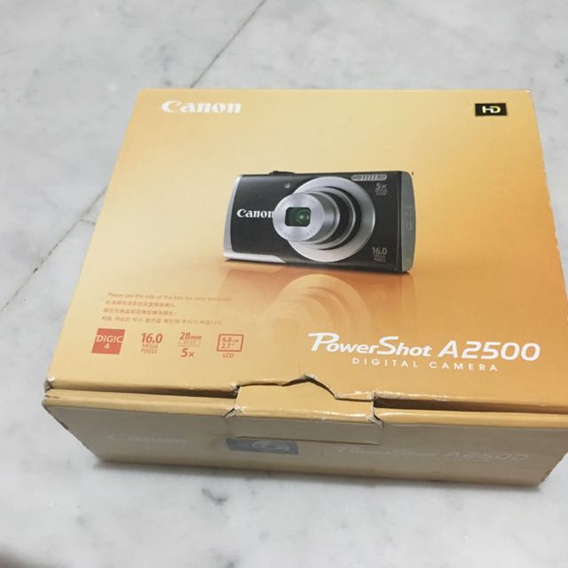 Canon PowerShot A2500 Digital Camera, Photography, Cameras on Carousell