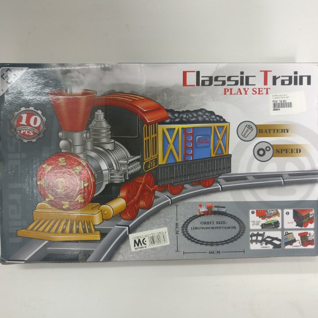 Classic train play set 50% off, Hobbies & Toys, Toys & Games on Carousell