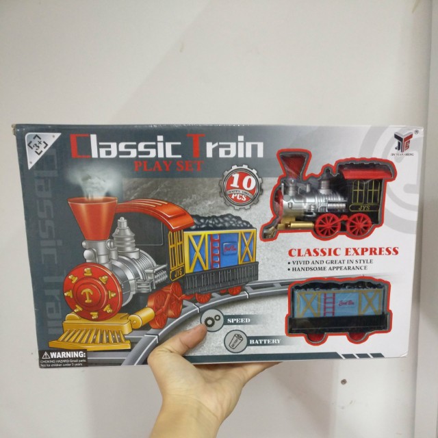 Classic train play set 50% off, Hobbies & Toys, Toys & Games on Carousell