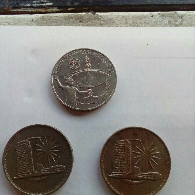 Duit $1 lama malaysia & $0.50 lama malaysia, Hobbies & Toys ...