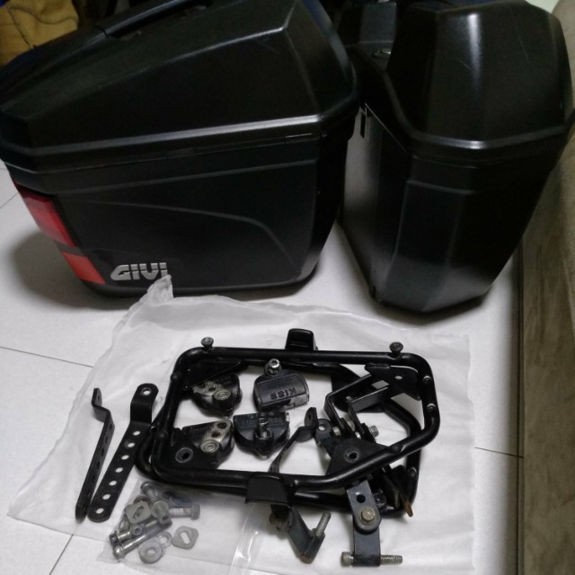 Givi E22 Side Pannier Box W/ Mount, Motorcycles, Motorcycle Accessories ...