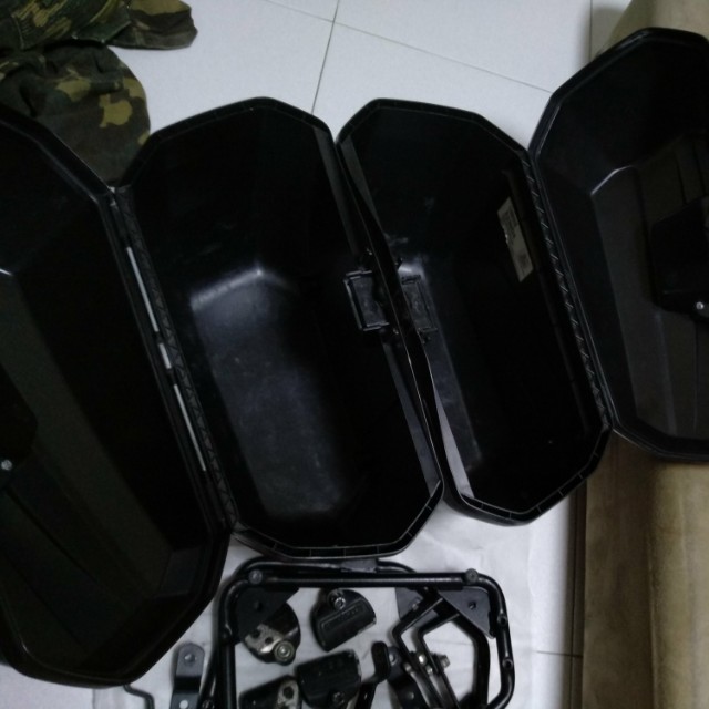 Givi E22 Side Pannier Box W/ Mount, Motorcycles, Motorcycle Accessories ...