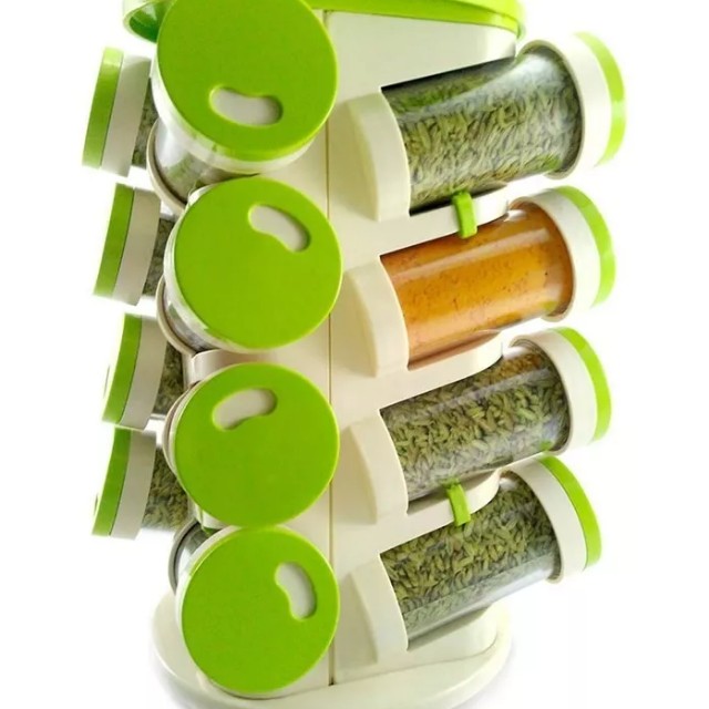 Plastic Spice Rack 16 IN 1, Furniture & Home Living, Bathroom & Kitchen ...