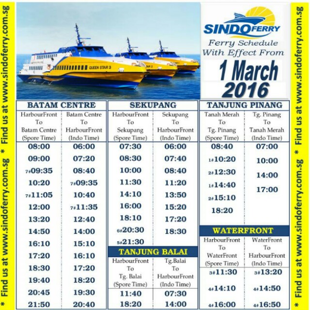 PROMO!! Sindo Ferry Ticket To Batam (INDONESIA PASSPORT ONLY), Tickets ...