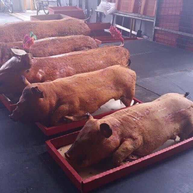 Roasted pig / suckling pig, Food & Drinks, Fresh Produce on Carousell