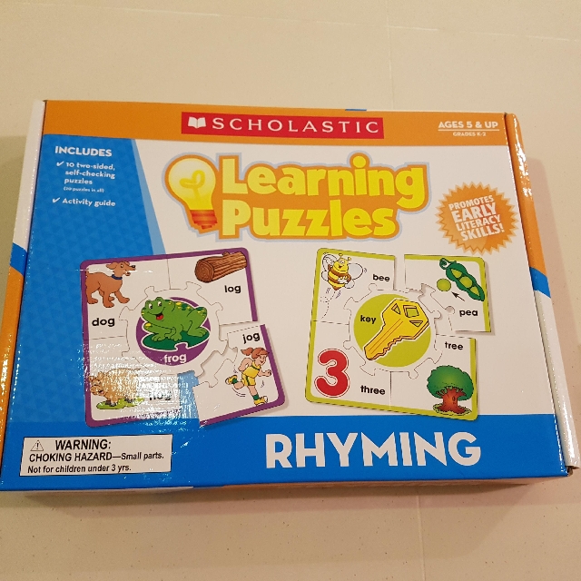 Scholastic Learning Puzzles, Hobbies & Toys, Toys & Games on Carousell