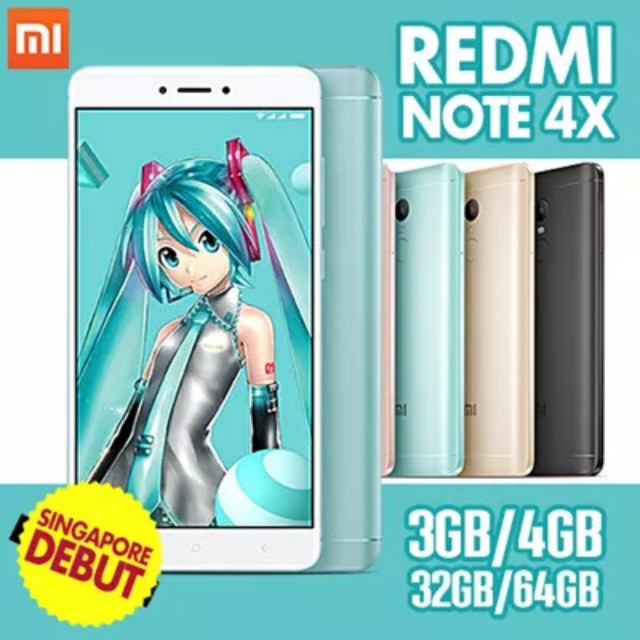 Xiaomi Redmi Note 4X (Hatsune Miku Edition), Mobile Phones & Gadgets, Mobile Phones, Android ...