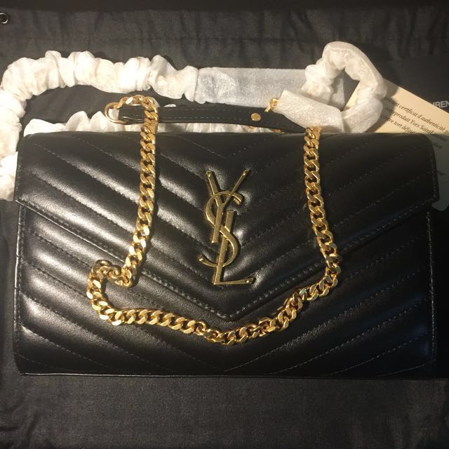 YSL woc, Luxury, Bags & Wallets on Carousell