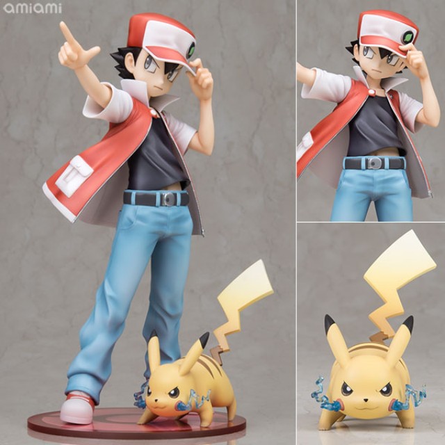 KOTOBUKIYA ARTFX Pokemon Figure Red & Pikachu, Hobbies & Toys, Toys ...