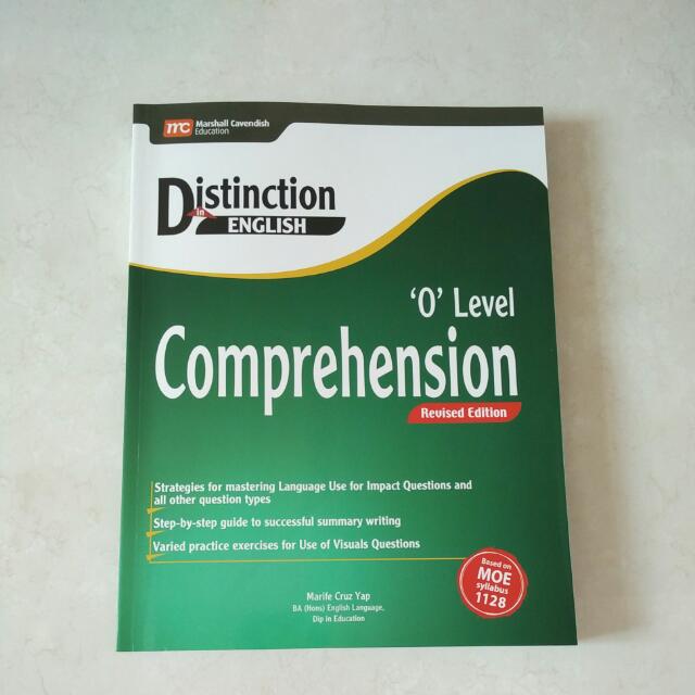 Distinction In English O Level Comprehension, Hobbies & Toys, Books ...