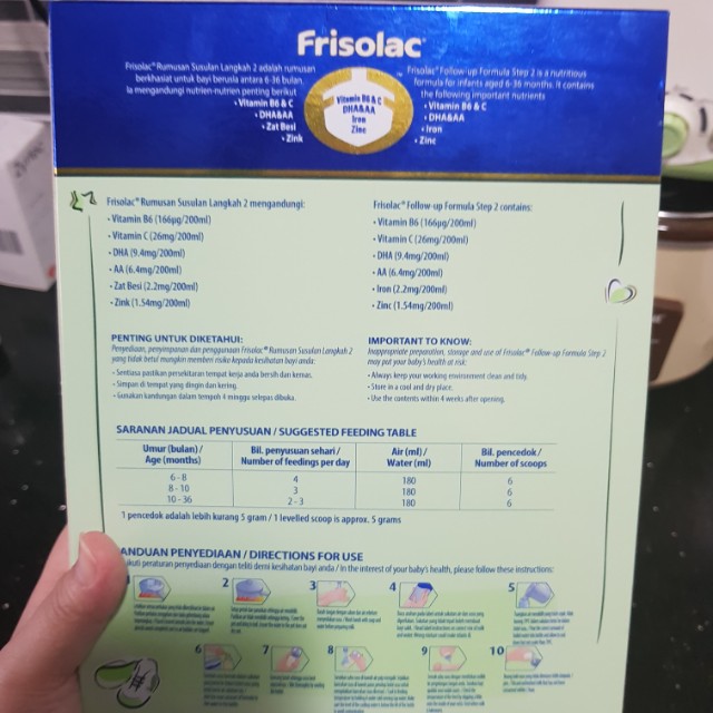 Friso Stage 2 600g, Babies & Kids, Nursing & Feeding, Weaning & Toddler ...