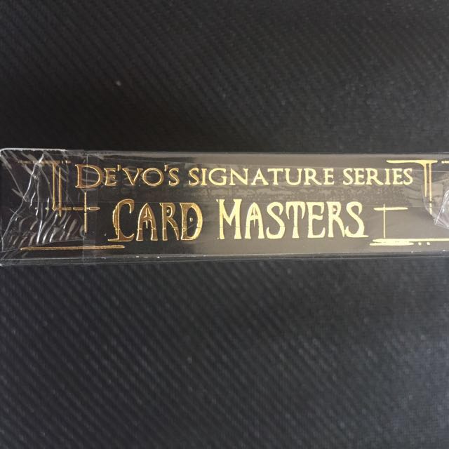(GOLD SEAL GOLD GILDED) De'Vo Card Masters Limited Edition Rare Playing Cards, Hobbies & Toys ...