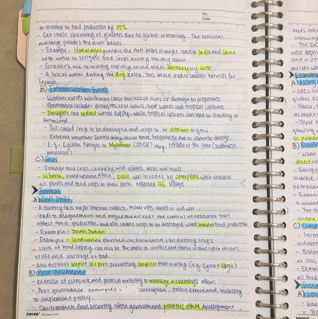 O LEVEL ELECTIVE GEOGRAPHY ALL NOTES, Hobbies & Toys, Books & Magazines ...