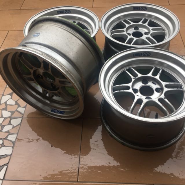 rim enkei rpf1 rpf01 15 pcd100 myvi 8jj, Auto Accessories on Carousell