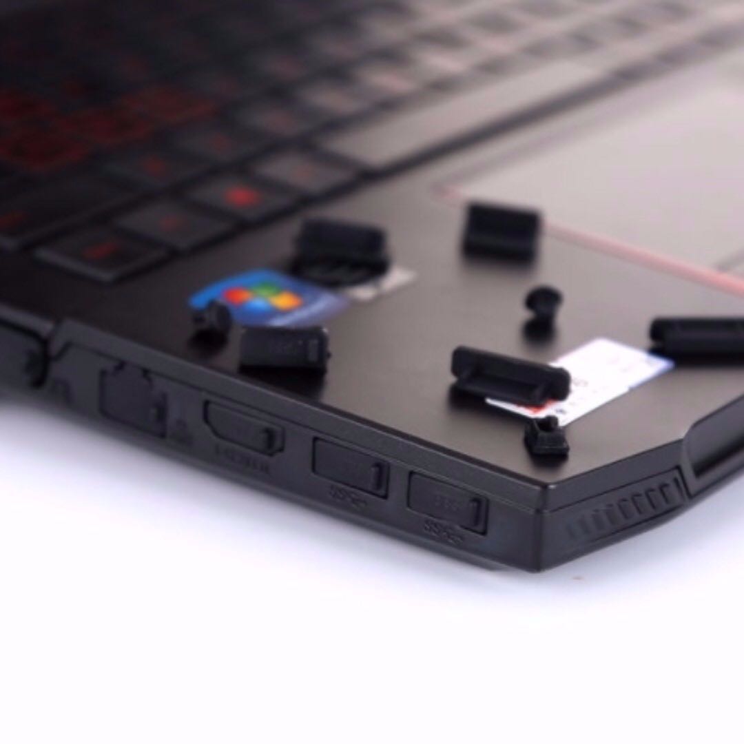 USB Port Cover, Dust Cap for Computer, Laptop, 15 piece port set ...